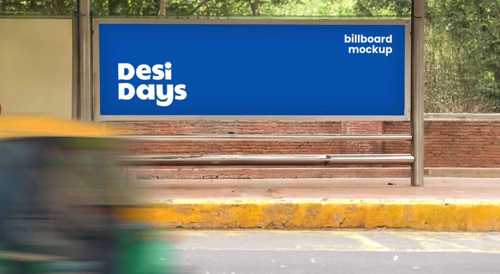 Indian Bus Stop Advertisement - Desi Days
